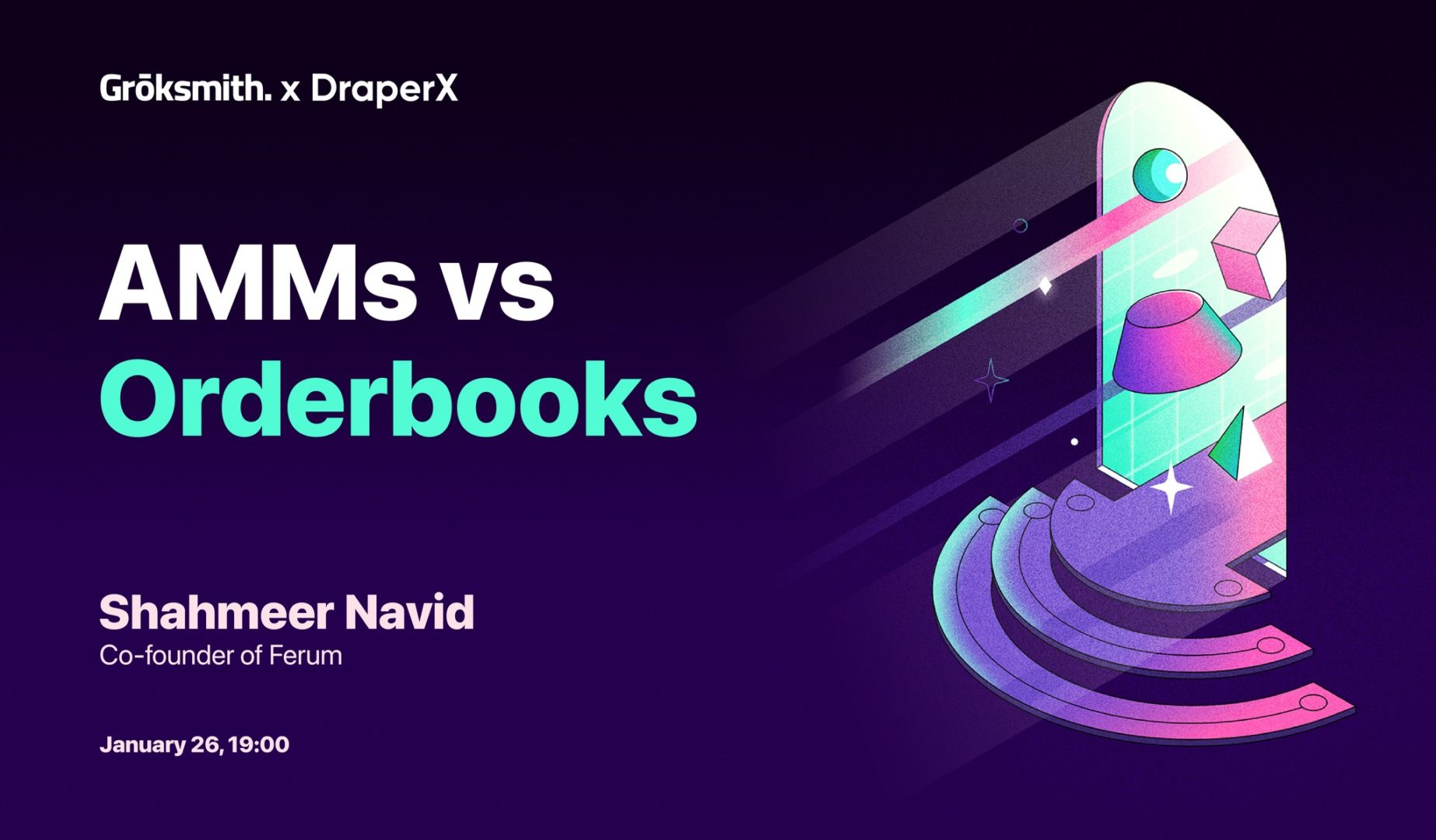 Blockchain Groktalk #1 | AMMs vs Orderbooks