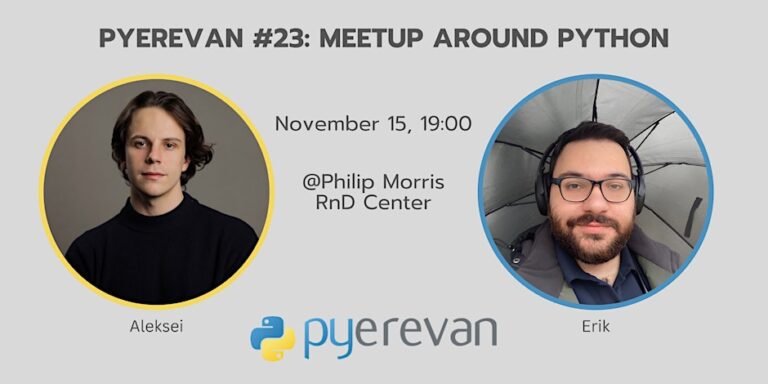 PYerevan #23 Meetup Around Python - Darpass - Your pass to Tech Armenia